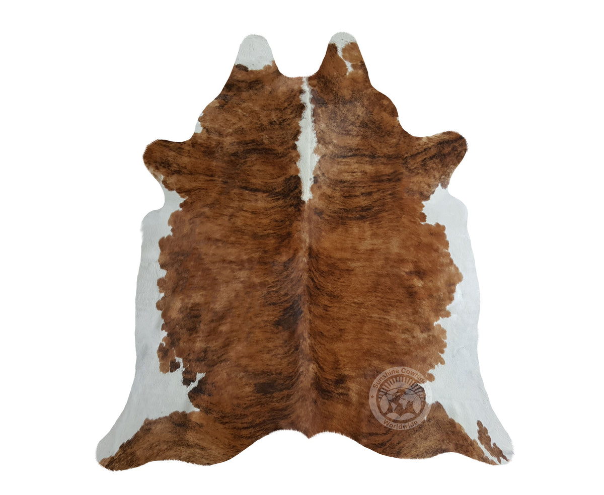 Brindle White Backbone Cowhides – Sunshine Cowhides